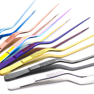 Pinzas de emplatado - OFFSET - 20 cm - Colores variados – Templo del Filo
